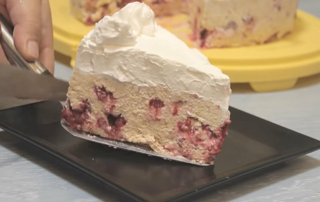 Tort fara coacere cu zmeura congelata- Foarte gustos si usor de facut ...