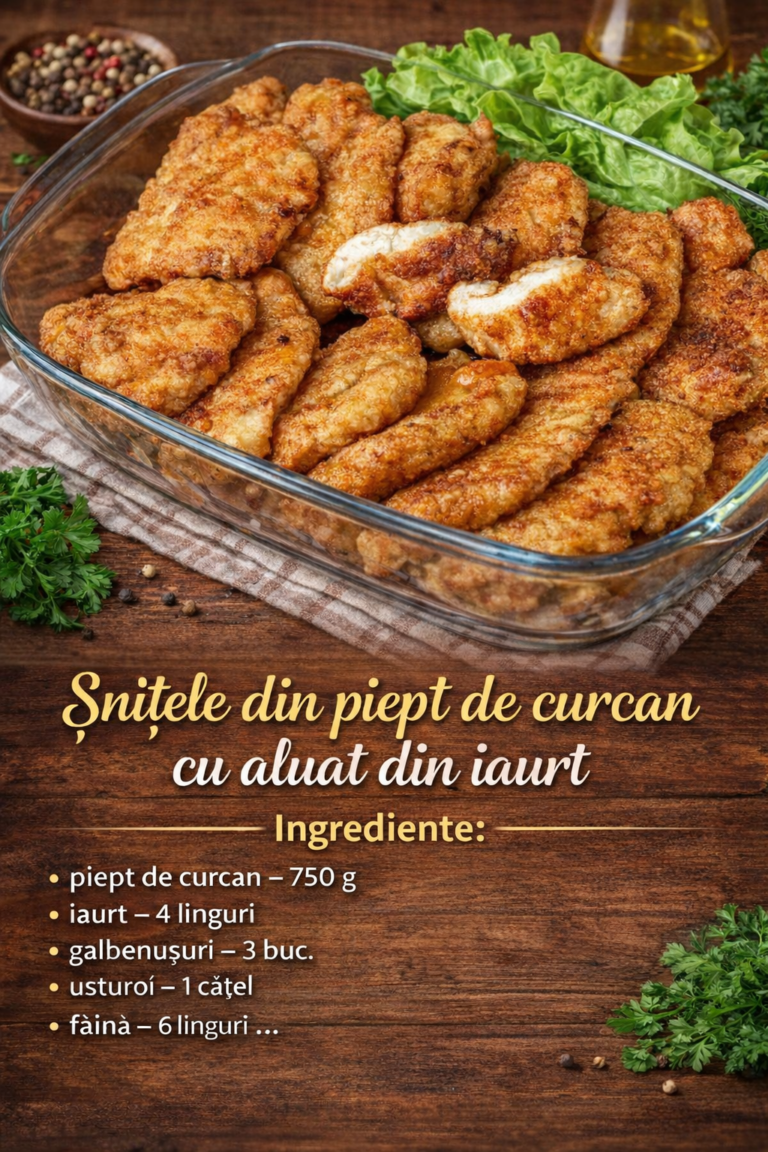 Snitele din piept de curcan cu aluat din iaurt – Mai fragede si mai ...